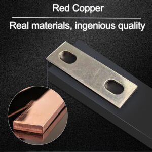 VNSZNR Bus Bars Connector Red Copper Nickel Plate Pitch Row 72mm Lifepo4 Cell Lithium Battery Busbar