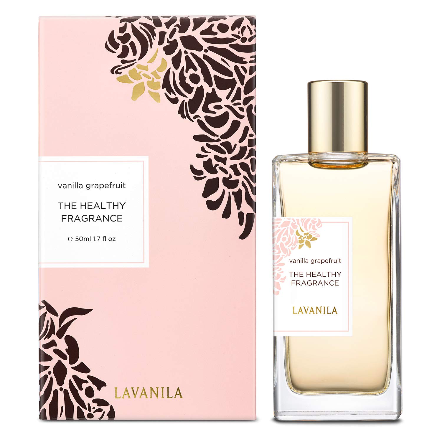 Lavanila - The Healthy Fragrance Clean and Natural, Vanilla Grapefruit Perfume Set (1.7 oz. + 0.34 oz.)