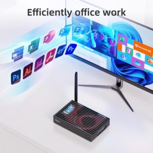 MeLE Mini PC Fanless PCG35HD N5105 Micro Computer, 8GB 128GB Small Desktop Server, Support Triple Monitor 4K WiFi5 Gigabit Ethernet BT5.2 PXE Unlock BIOS Auto Power on Industrial IoT Business