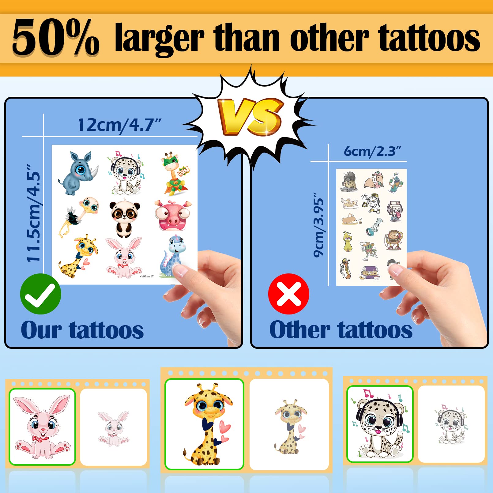 Aresvns Children's Temporary Tattoos Value Pack,1000+ pcs Cute fake tattoos for boys and girls,Kids Party Supplies Gifts Waterproof Non-toxic and Easy to Remove