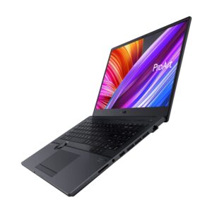 ASUS ProArt StudioBook 16 OLED Laptop, 16 inch 3840x2400 OLED Display, Intel core i7-12700H, 16GB DDR5 SO-DIMM *2, 1TB PCIe SSD, Nvidia Geforce RTX 3060, Windows 11 Home, H7600ZM-DB76, Star Black