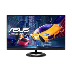 asus vz279heg1r 27” gaming monitor, 1080p, 75hz, ips, 1ms, freesync, extreme low motion blur, eye care, hdmi vga, ultra-slim, frameless