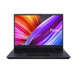 asus proart studiobook 16 oled laptop, 16 inch 3840x2400 oled display, intel core i7-12700h, 16gb ddr5 so-dimm *2, 1tb pcie ssd, nvidia geforce rtx 3060, windows 11 home, h7600zm-db76, star black