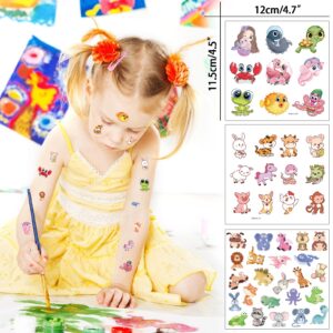 Aresvns Children's Temporary Tattoos Value Pack,1000+ pcs Cute fake tattoos for boys and girls,Kids Party Supplies Gifts Waterproof Non-toxic and Easy to Remove