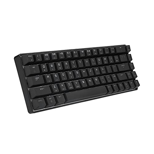 01 02 015 PC Gaming Keyboards, Clean Tactile Feedback Ergonomic USB Keyboard for PC Gamers