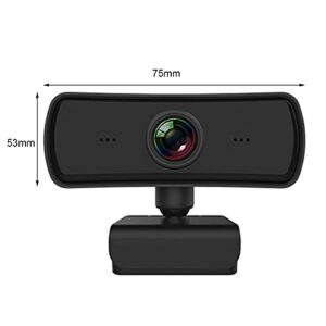 Ayyufe Digital Webcam High Clarity Stable Transmission Automatic Recognition 1600x1200P MIC Computer Camera for Teleconference Digital Computer Supply