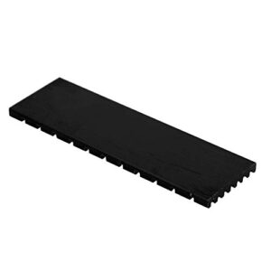 SSD Heat Sink, Convenient Aluminum Alloy SSD Cooler Durable PCIE M. 2 SSD 2280 for Computer(Black)