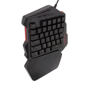 Ruining One Handed Gaming Keyboard, Ergonomic Button Layout Gaming Keypad for Vista for Win 2000 for Win XP