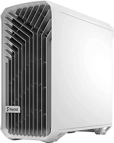 Fractal Design Torrent Compact White TG Clear - Tower - White - Tempered Glass, Steel - 4 x Bay - 2 x 7.09 x Fan(s) Installed - 0 - ATX, EATX, Micro ATX, Mini ITX, SSI CEB Motherboard Supported