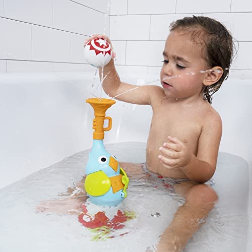 Yookidoo Baby Bath Elephant Sprayer Toy Set -EleFountain Sprinkler Water Show - Features 3 Spouts w/ Different Spray Patterns -Fun STEM Based Toy for Bath Time - Great for Boys & Girls Ages 18 Months+