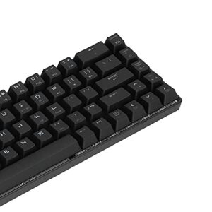 01 02 015 PC Gaming Keyboards, Clean Tactile Feedback Ergonomic USB Keyboard for PC Gamers