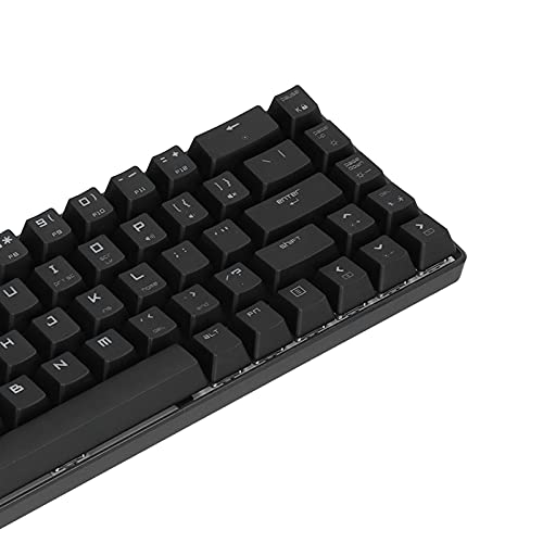 01 02 015 PC Gaming Keyboards, Clean Tactile Feedback Ergonomic USB Keyboard for PC Gamers