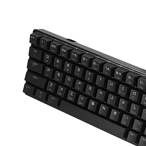 01 02 015 PC Gaming Keyboards, Clean Tactile Feedback Ergonomic USB Keyboard for PC Gamers