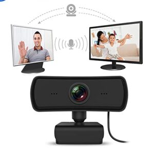 Ayyufe Digital Webcam High Clarity Stable Transmission Automatic Recognition 1600x1200P MIC Computer Camera for Teleconference Digital Computer Supply