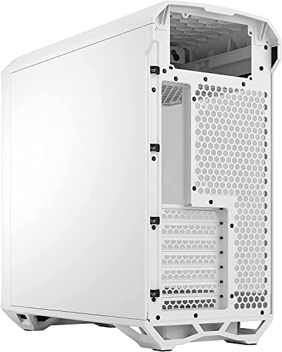 Fractal Design Torrent Compact White TG Clear - Tower - White - Tempered Glass, Steel - 4 x Bay - 2 x 7.09 x Fan(s) Installed - 0 - ATX, EATX, Micro ATX, Mini ITX, SSI CEB Motherboard Supported