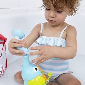 Yookidoo Baby Bath Elephant Sprayer Toy Set -EleFountain Sprinkler Water Show - Features 3 Spouts w/ Different Spray Patterns -Fun STEM Based Toy for Bath Time - Great for Boys & Girls Ages 18 Months+