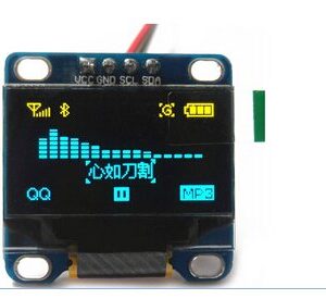 DEVIT V1 ESP32-WROOM-32 + 0.96 Inch Yellow&Blue I2C OLED Display Module