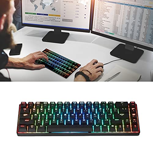 01 02 015 USB Keyboard, Stable Data Transmission PC Gaming Keyboards for PC Gamers