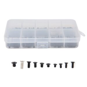 screw, 500pcs screws various sizes cross with storage box for maintenance