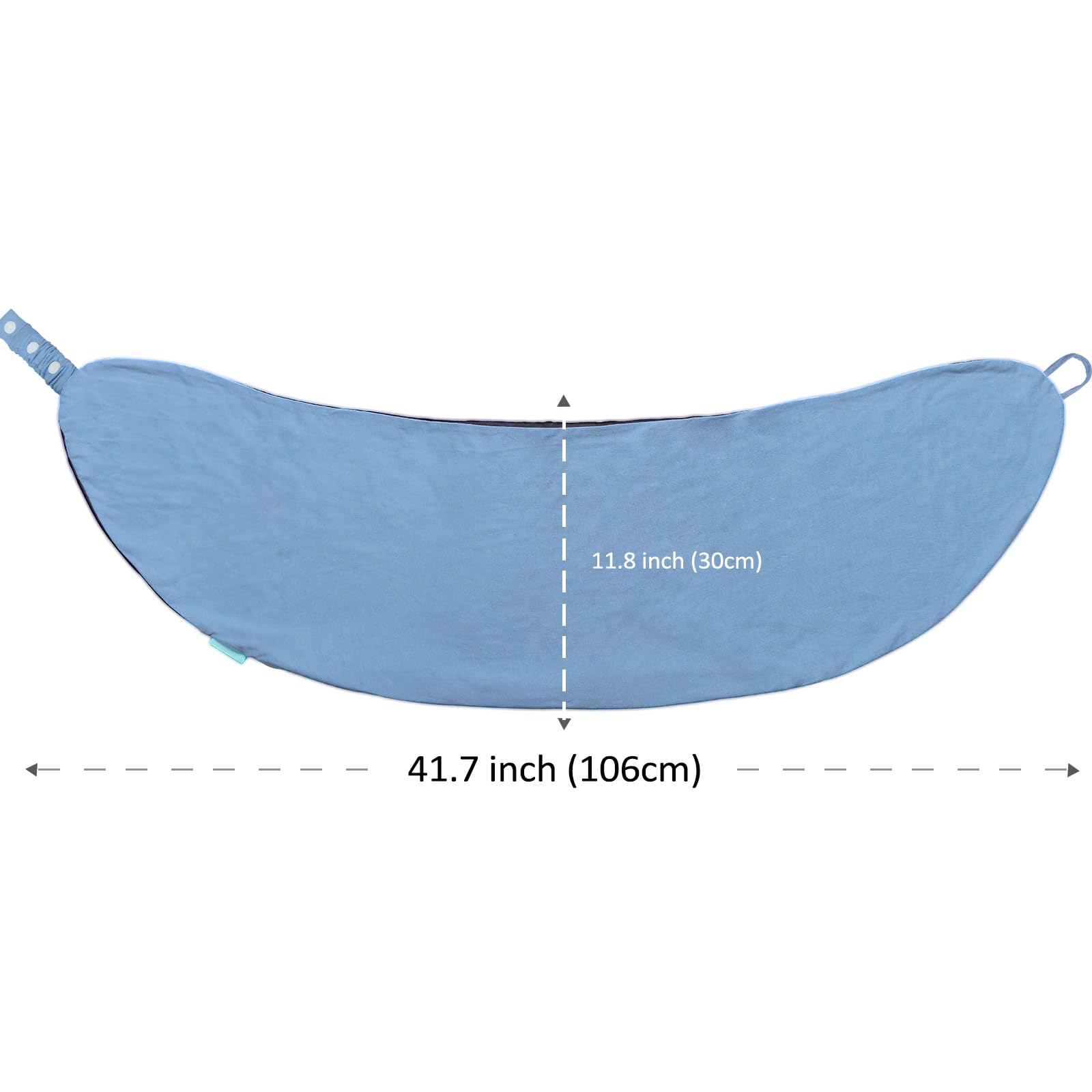 BYRIVER Light and Dark Blue Color Jersey Cotton Pillowcase Cover Body Pillow Pregnancy Pillow(L)