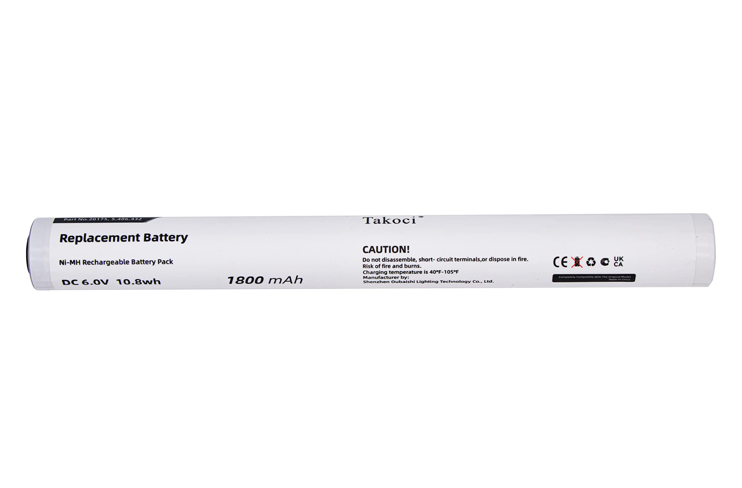 TAKOCI Replacement Battery for Streamlight Ultrastinger SL20X-LED