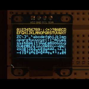 DEVIT V1 ESP32-WROOM-32 + 0.96 Inch Yellow&Blue I2C OLED Display Module