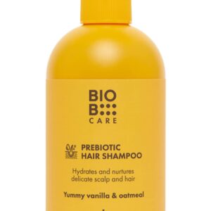 BioB Natural Hair Shampoo with Prebiotics - Vegan Shampoo without Chemicals - Vanilla Shampoo Dry Hair - Shampoo for Scalp Psoriasis Seborrheic Dermatitis Eczema Acne Anti Dandruff Treatment - 10oz