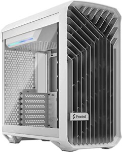 fractal design torrent compact white tg clear - tower - white - tempered glass, steel - 4 x bay - 2 x 7.09 x fan(s) installed - 0 - atx, eatx, micro atx, mini itx, ssi ceb motherboard supported