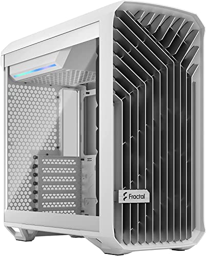 Fractal Design Torrent Compact White TG Clear - Tower - White - Tempered Glass, Steel - 4 x Bay - 2 x 7.09 x Fan(s) Installed - 0 - ATX, EATX, Micro ATX, Mini ITX, SSI CEB Motherboard Supported