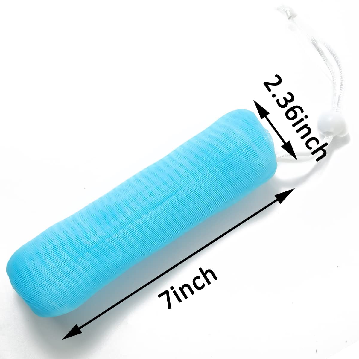 GXXMEI 20PCS Exfoliating Mesh Soap Pouch Mesh Soap Saver Bag Bubble Foam Net for Body Facial Cleaning Tool, 5 Colors