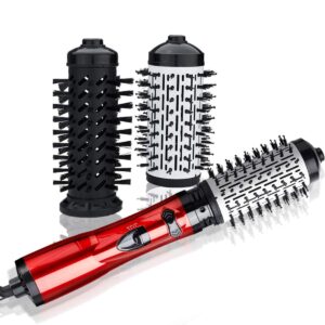 eurobuy 3-in-1 hair styling tool multi-function hot air brush hair dryer brush 2-way rotating hair straightener styler hair styling wand