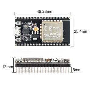 KeeYees 2pcs ESP32 WiFi Development Board with 2pcs Breakout Board (38PIN)