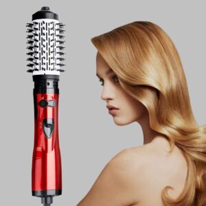 Eurobuy 3-in-1 Hair Styling Tool Multi-Function Hot Air Brush Hair Dryer Brush 2-Way Rotating Hair Straightener Styler Hair Styling Wand