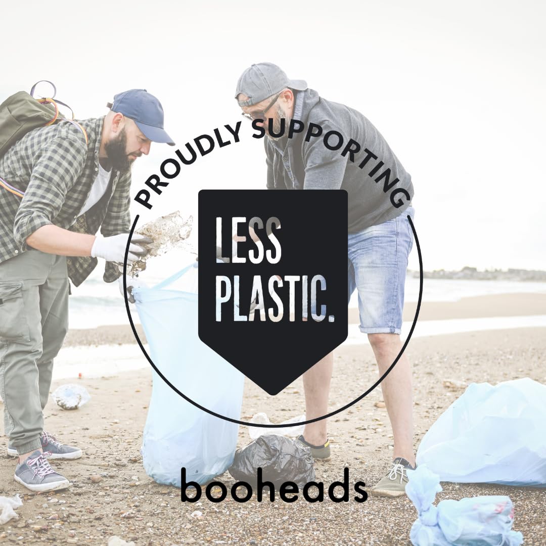 booheads - Bamboo Electric Toothbrush Heads | Biodegradable Eco-Friendly Sustainable Recyclable | Compatible with Sonicare (Polish 2)