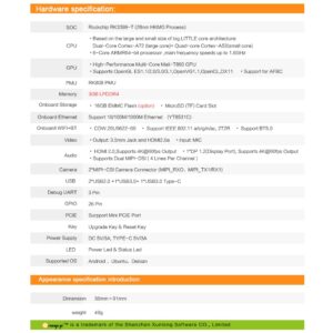 Orange Pi 4 LTS 3GB LPDDR4 Rockchip RK3399 Six Core ARMR 64 Bit with 16GB EMMC, Single Board Computer Run Android, Ubuntu, Debian OS (Pi 4 LTS 3GB +16GB EMMC)