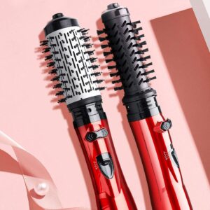 Eurobuy 3-in-1 Hair Styling Tool Multi-Function Hot Air Brush Hair Dryer Brush 2-Way Rotating Hair Straightener Styler Hair Styling Wand