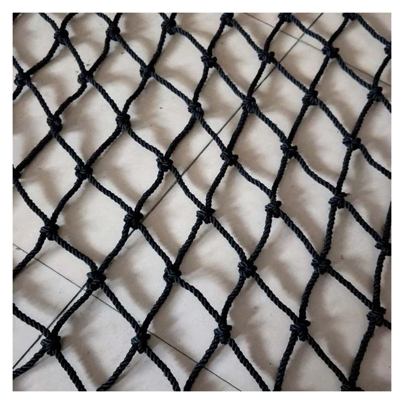 WYYZH Nylon Rope Safe Net Child Safety Net Balcony Staircase Protection Fence Safety Nets Outdoor Construction Safety Net Pet Safety Net Color : 8cm mesh, Size : 10x10m(33x33ft)