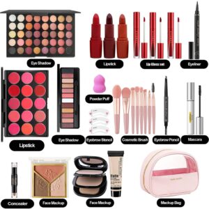 MISS ROSE M All In One Full Makeup Kit for Women, Multipurpose Makeup Sets, Beginners and Professionals Alike, Easy to Carry(Pink)