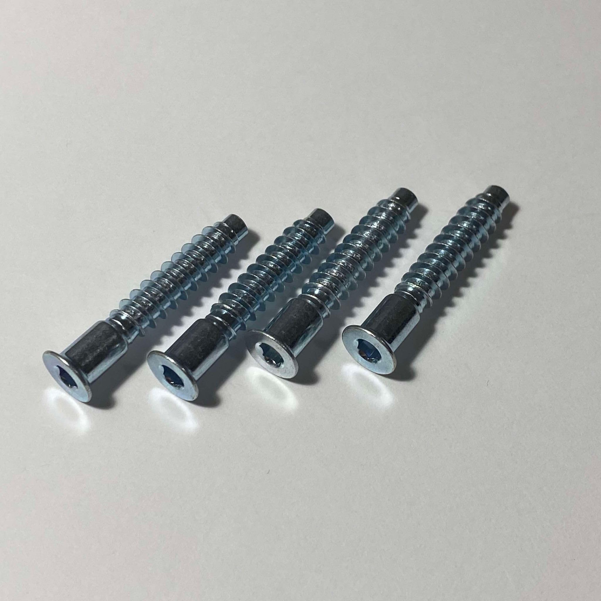 Wood Screw Part # 100211#100212 (4 Pack) 40MM Silver for IKEA Furniture Replacement