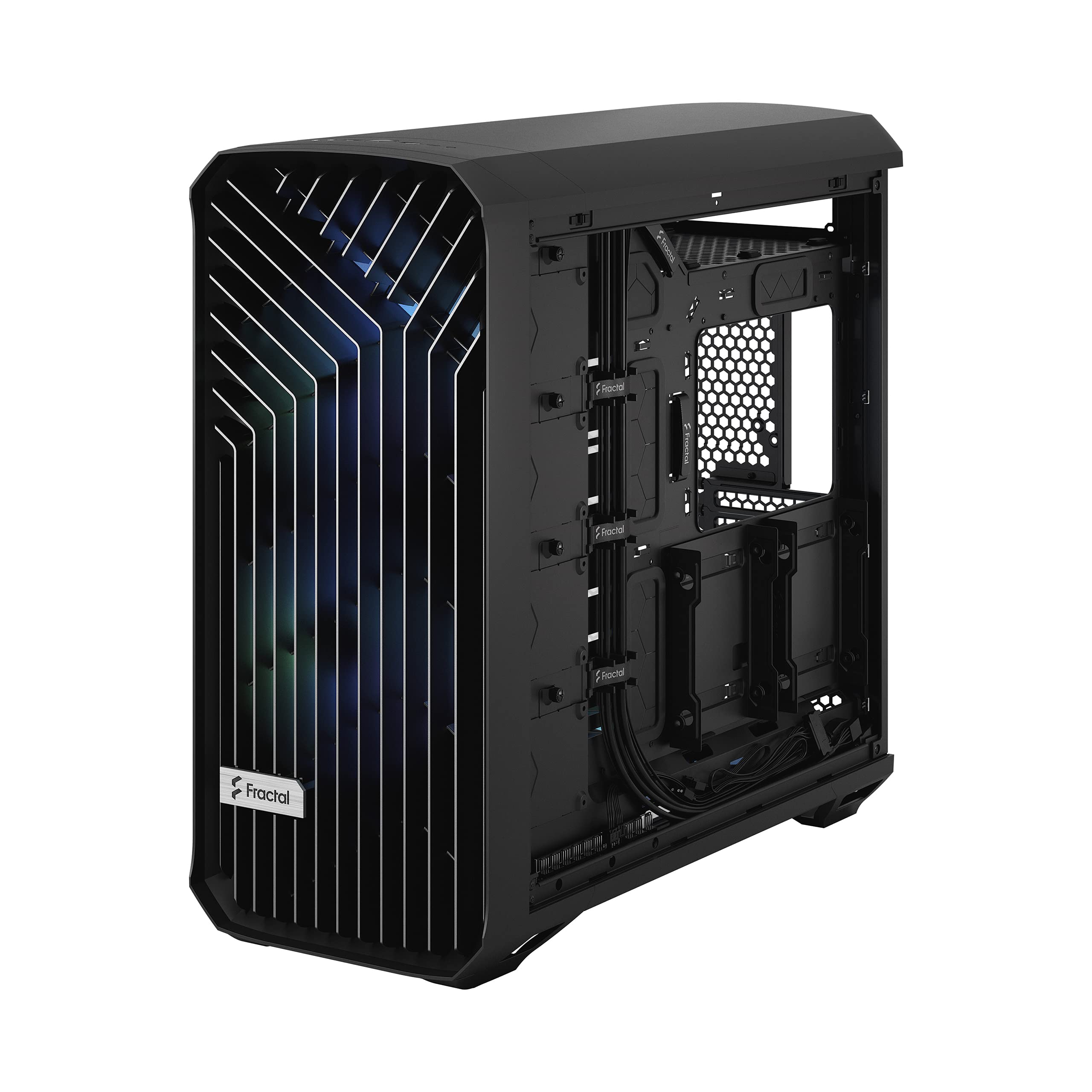 Fractal Design Torrent RGB Black E-ATX Tempered Glass Window High-Airflow Mid Tower Computer Case