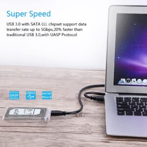 2.5 Inch SATA to USB 3.0 Hard Drive Disk Enclosure, HDD SSD Storage Box Case Enclosure