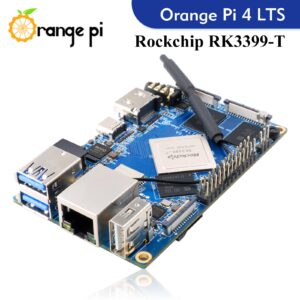 Orange Pi 4 LTS 3GB LPDDR4 Rockchip RK3399 Six Core ARMR 64 Bit with 16GB EMMC, Single Board Computer Run Android, Ubuntu, Debian OS (Pi 4 LTS 3GB +16GB EMMC)