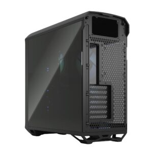 fractal design torrent rgb black e-atx tempered glass window high-airflow mid tower computer case