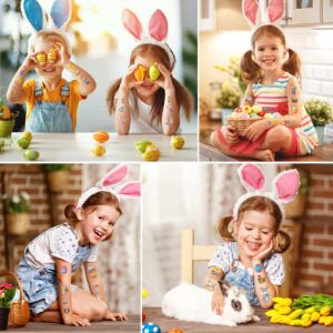 Easter Tattoos Stickers for Kids (231pcs) for Hand Body Face Temporary Tattoo Easter Bunny Decorations, Easter Basket, Easter Eggs Activity (Easter Bunny Eggs Decorations)