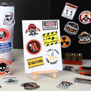 300 Pcs Hard Hat Stickers for Tool Box Helmet, Funny Stickers for Adults Cool Stickers Tool Box Stickers Hard Hat Accessories Decals for Welding Union Military Lineman Electrician