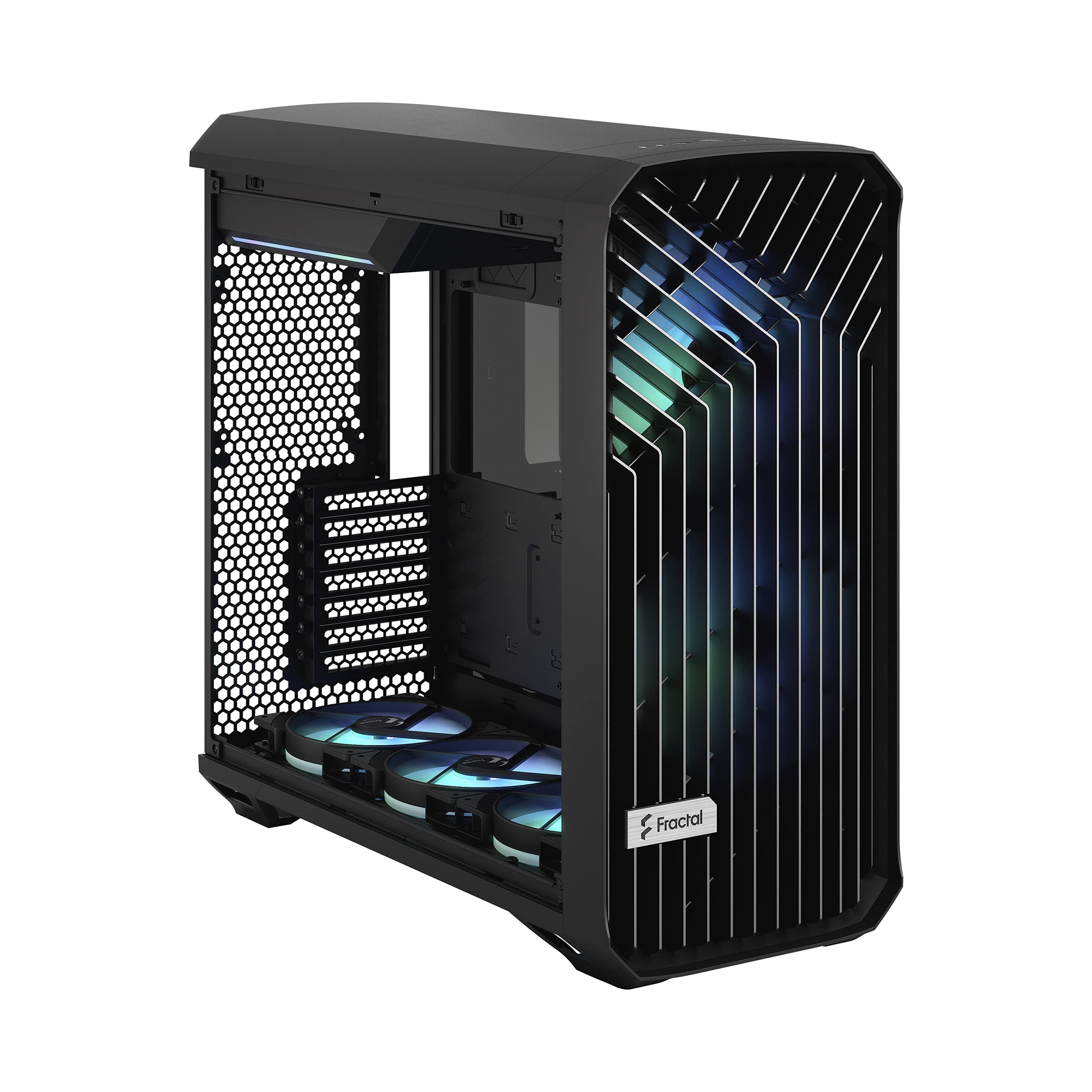 Fractal Design Torrent RGB Black E-ATX Tempered Glass Window High-Airflow Mid Tower Computer Case