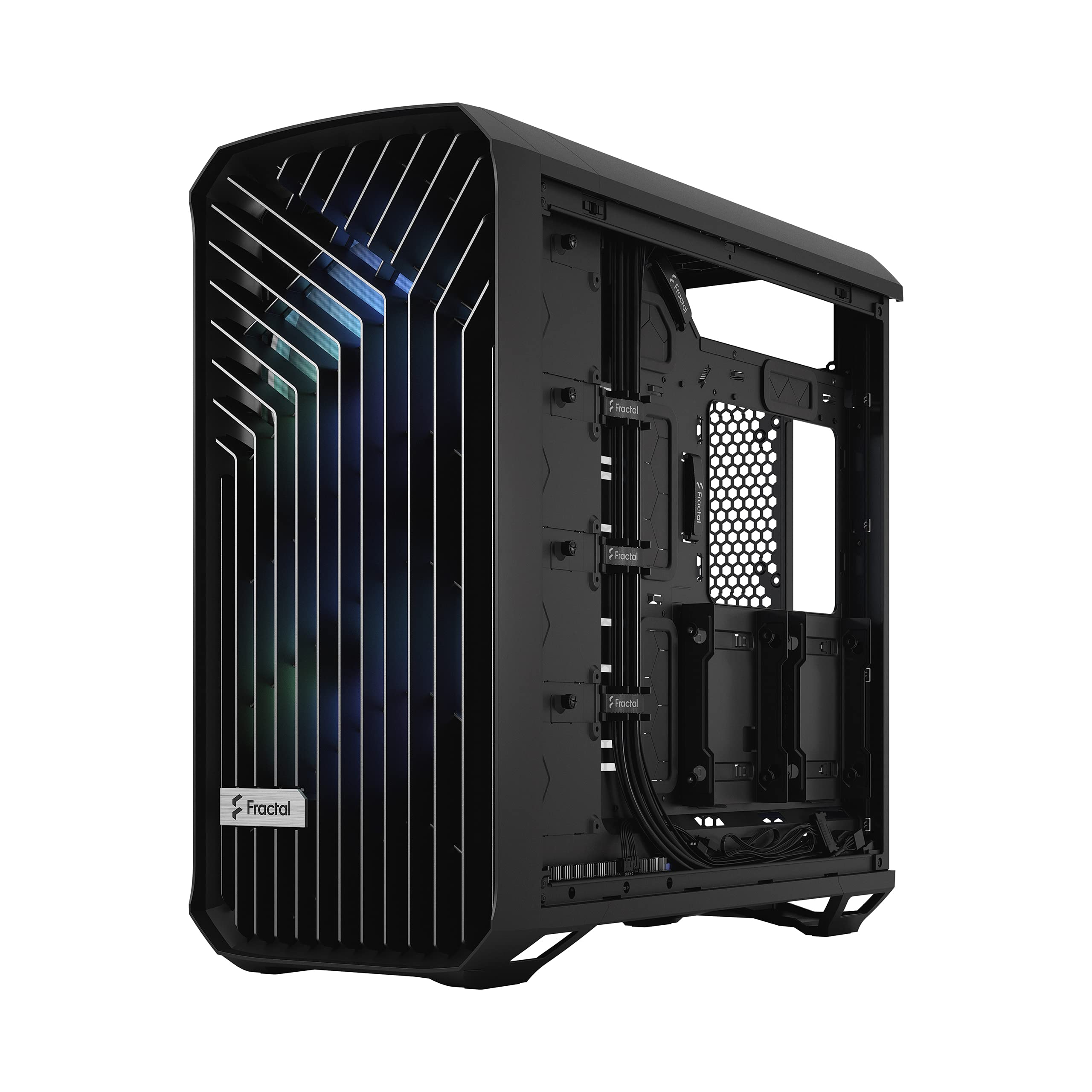 Fractal Design Torrent RGB Black E-ATX Tempered Glass Window High-Airflow Mid Tower Computer Case