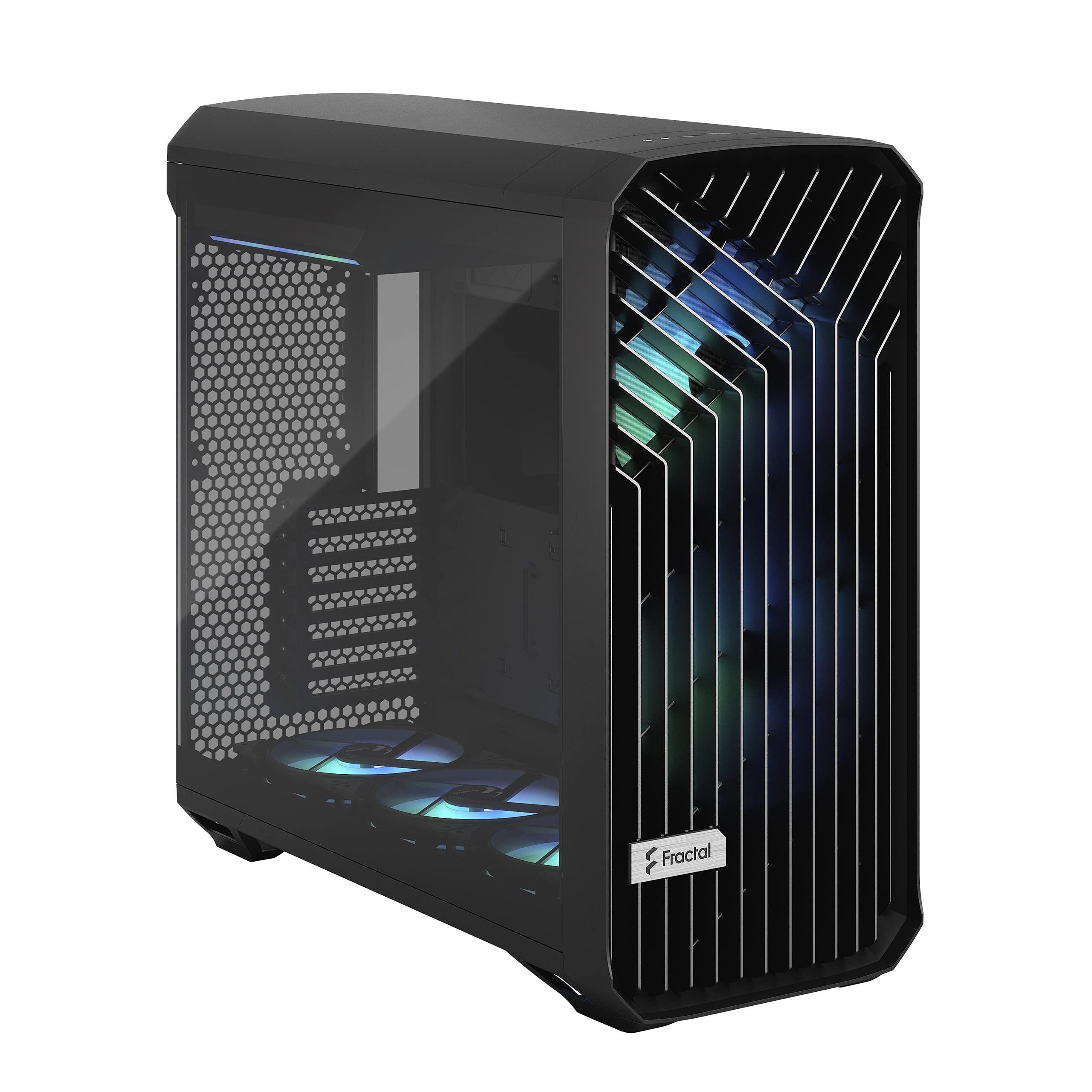 Fractal Design Torrent RGB Black E-ATX Tempered Glass Window High-Airflow Mid Tower Computer Case