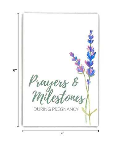 Pregnancy Prayer Cards, Weekly Prayer & Milestone Cards for Expecting Mother, Pregnancy Congratulations Gift for First Time Mom, Pregnancy Must Haves First Trimester Pregnancy Essentials for Mom to Be