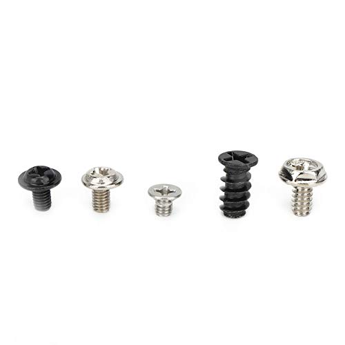 Metal Screws Assortment, Various Specifications High Strength Standard Size Mounting Screw Kit 165PCS with Plastic Case for Office Devices